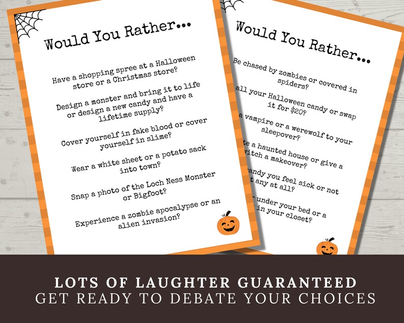 Printable Halloween Activity for Kids, Class Party Game, Halloween ...