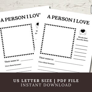 Valentine's Day Worksheet for Kids, Valentine's Day Bulletin Board ...