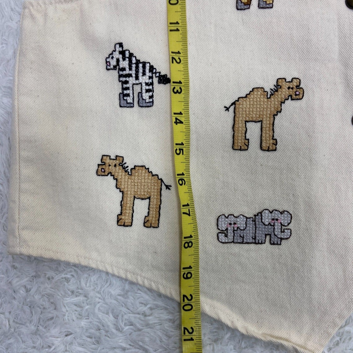 Vtg Handstitched Noah's Ark Vest Gilet Women's One Size - Etsy