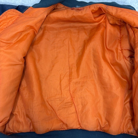 Vtg Boeing Flight Jacket Bomber Jacket Navy Blue Zip … - Gem