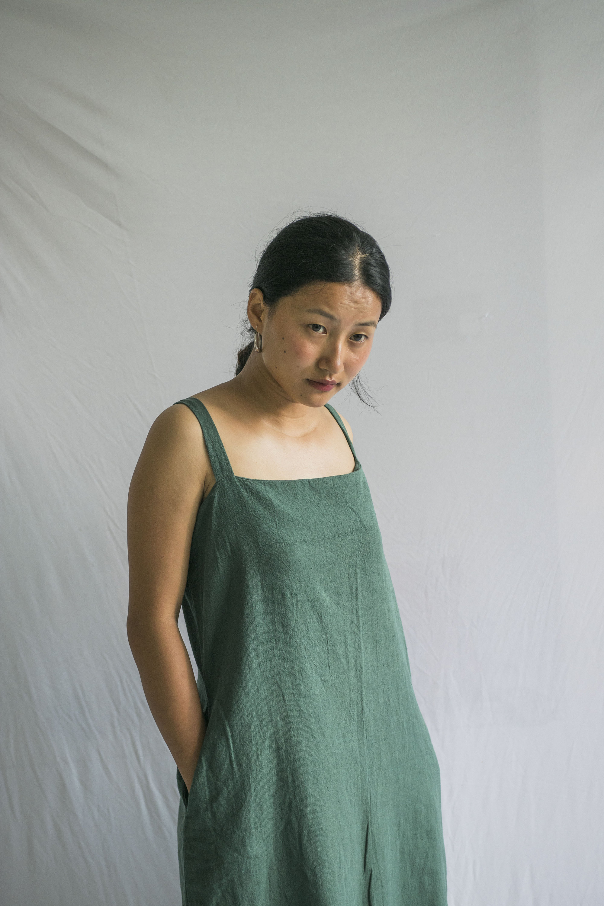 Natural Hemp Tie Strap Summer Dress | Eco-friendly and Naturally Dyed ...