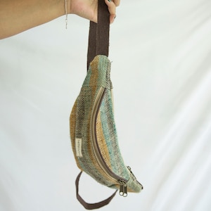 Eco-friendly Hemp Fanny Pack: Boho Festival Waist Bag | Unisex Gift - Etsy