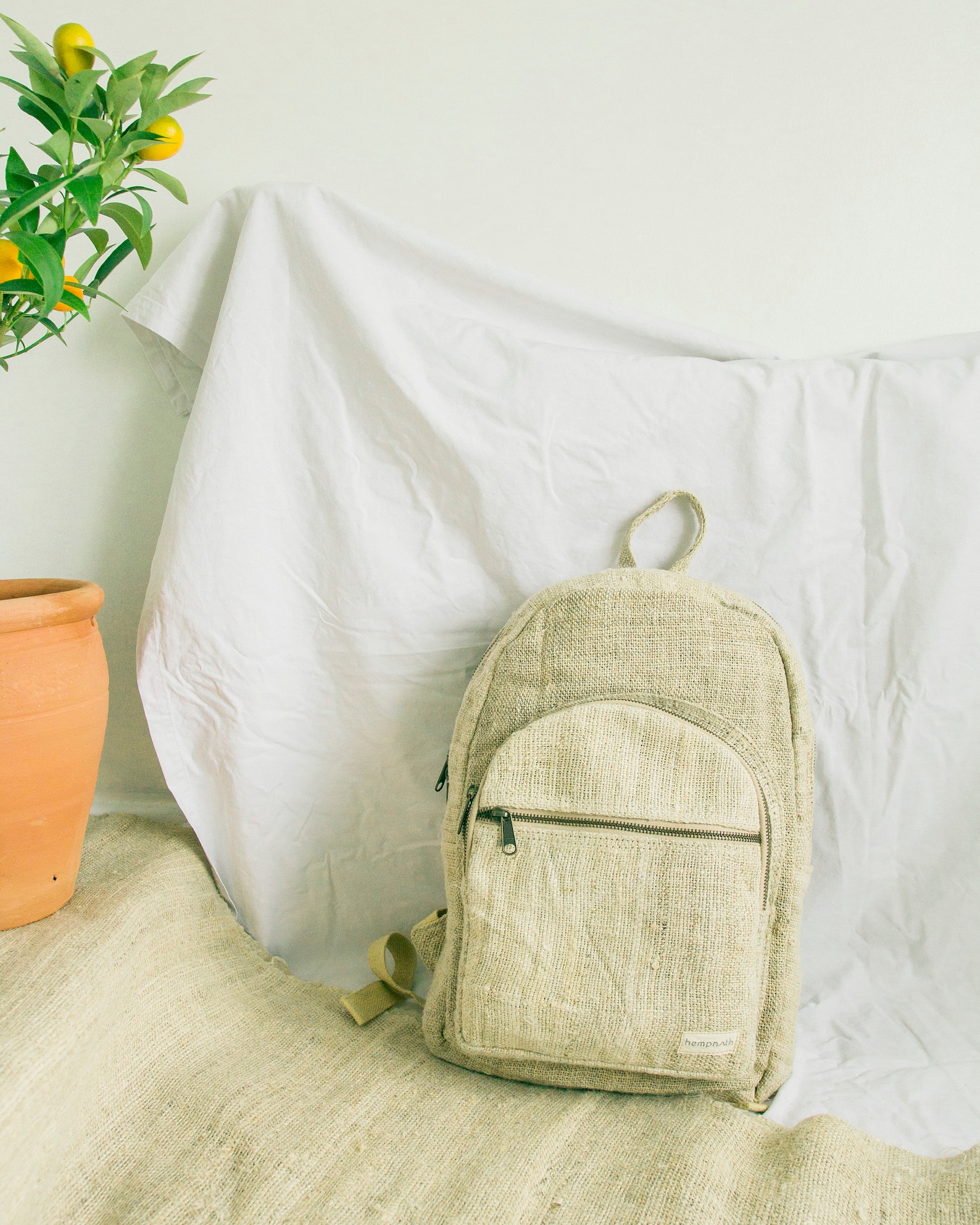Hemp Backpacks Hemp Bags Natural Simple & Sustainable - Etsy UK