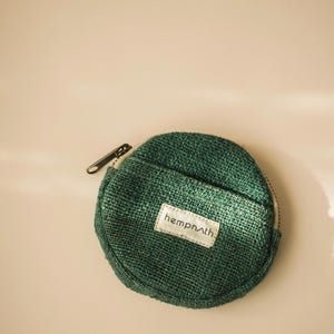 Eco-friendly Hemp Coin Purse: Handmade Vegan Mini Wallet - Etsy
