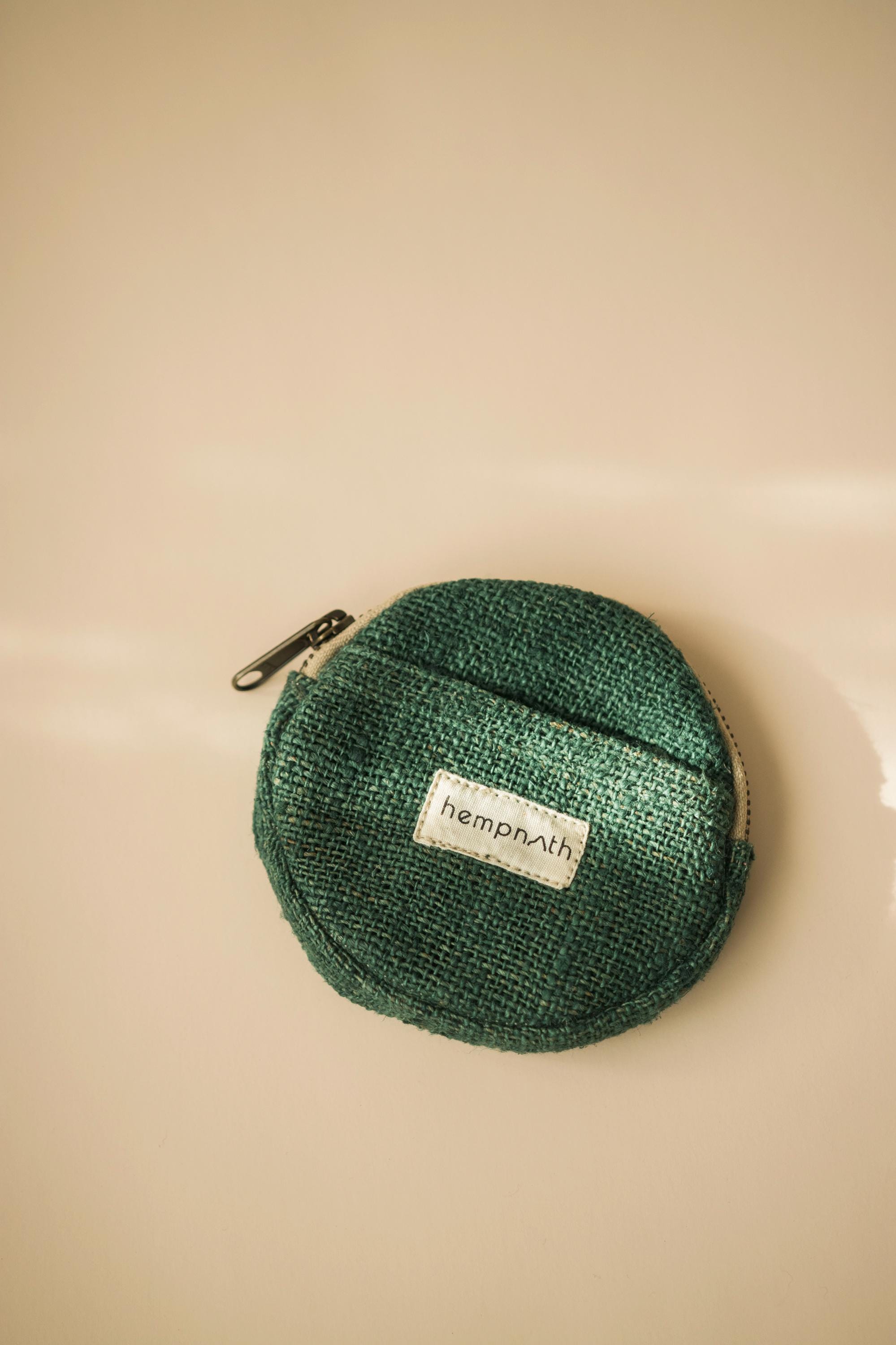 Eco-friendly Hemp Coin Purse: Handmade Vegan Mini Wallet - Etsy