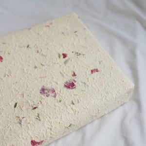Handmade Floral Paper | Eco-friendly Luxury Biodegradable Paper - Etsy