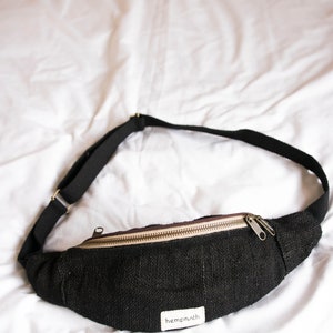 Eco-friendly Hemp Fanny Pack: Boho Festival Waist Bag | Unisex Gift - Etsy