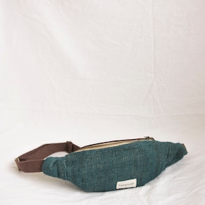 Eco-friendly Hemp Fanny Pack: Boho Festival Waist Bag | Unisex Gift - Etsy