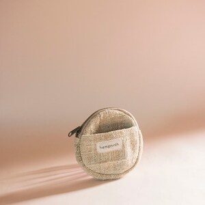 Eco-friendly Hemp Coin Purse: Handmade Vegan Mini Wallet - Etsy
