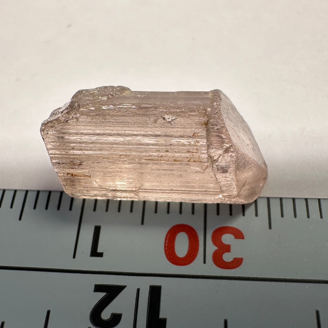 10.51ct Very Rare, Peach Pink Scapolite, Tanzania, Untreated Unheated ...