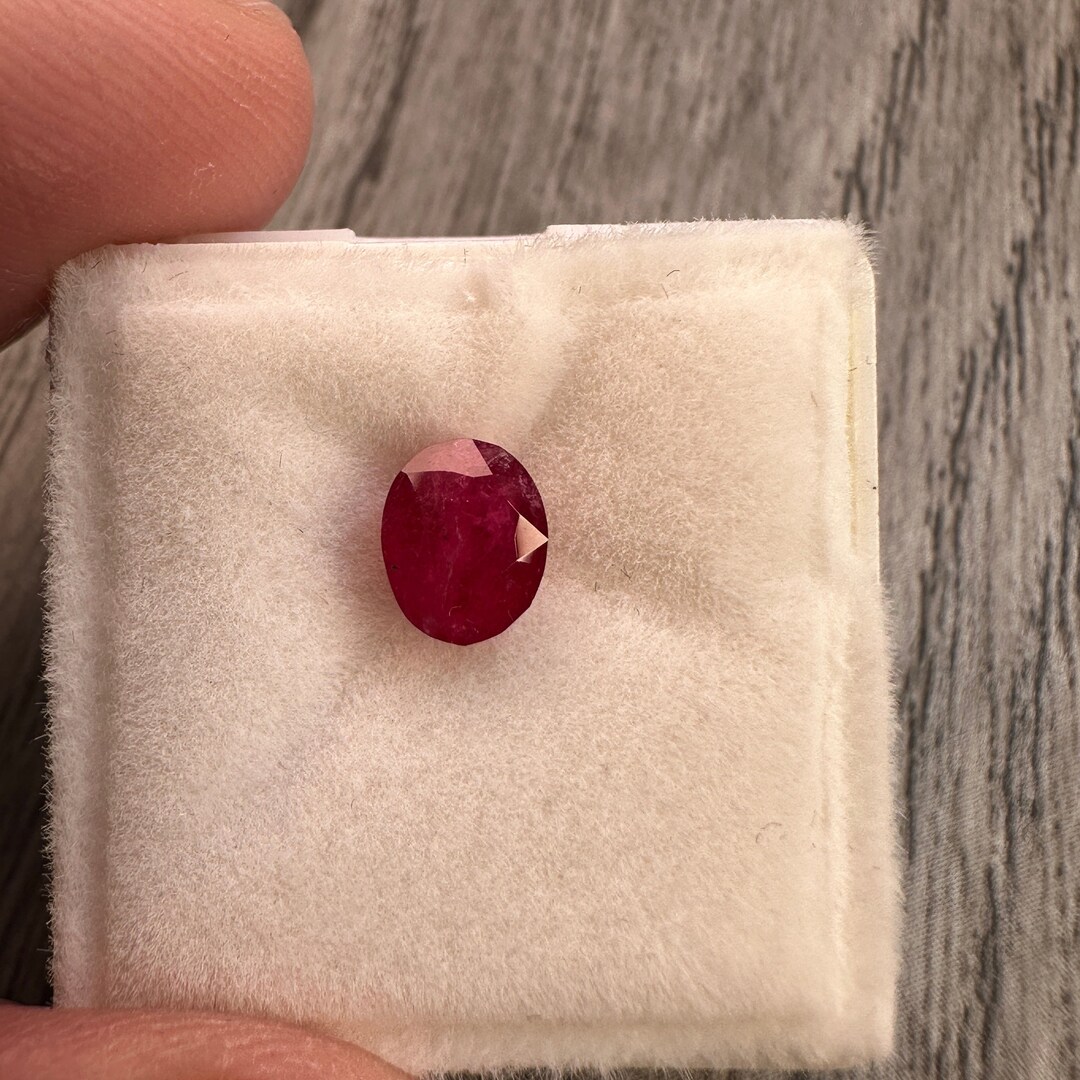 1.12ct Winza Ruby Tanzania Untreated Unheated Native Cut - Etsy