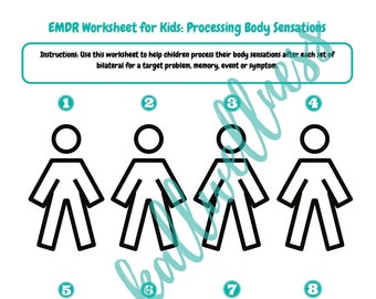 Emdr Worksheets Kids - Etsy