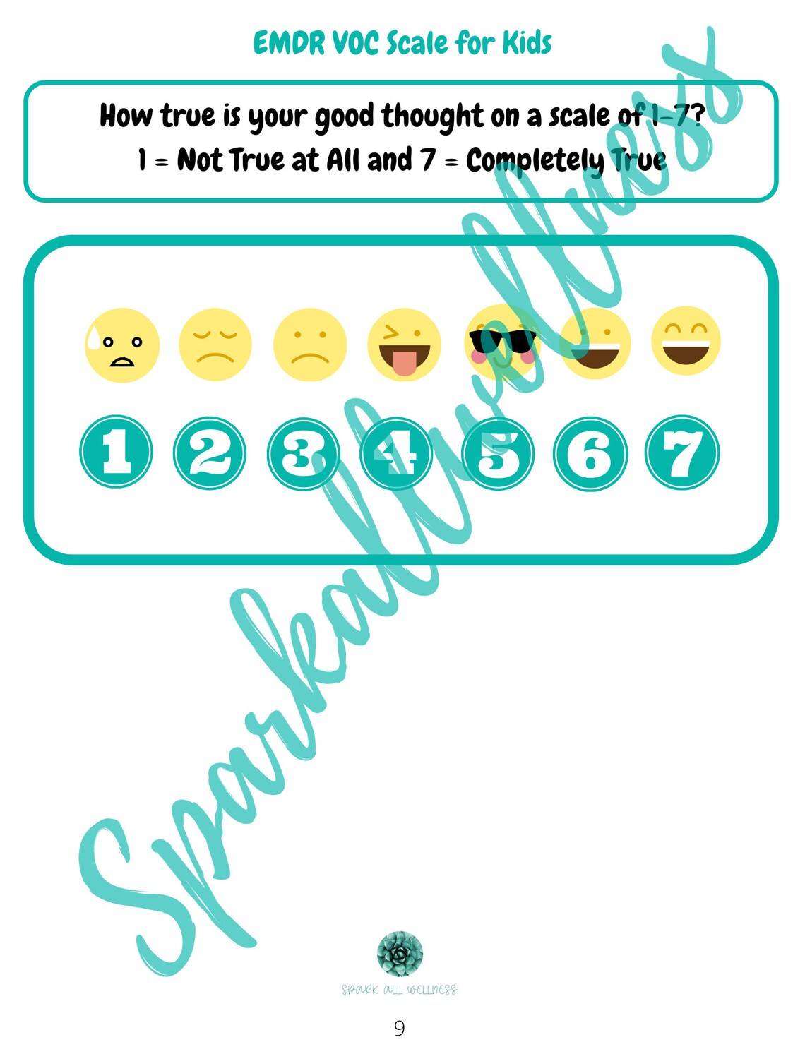 EMDR Mini Workbook for Kids_original - Etsy