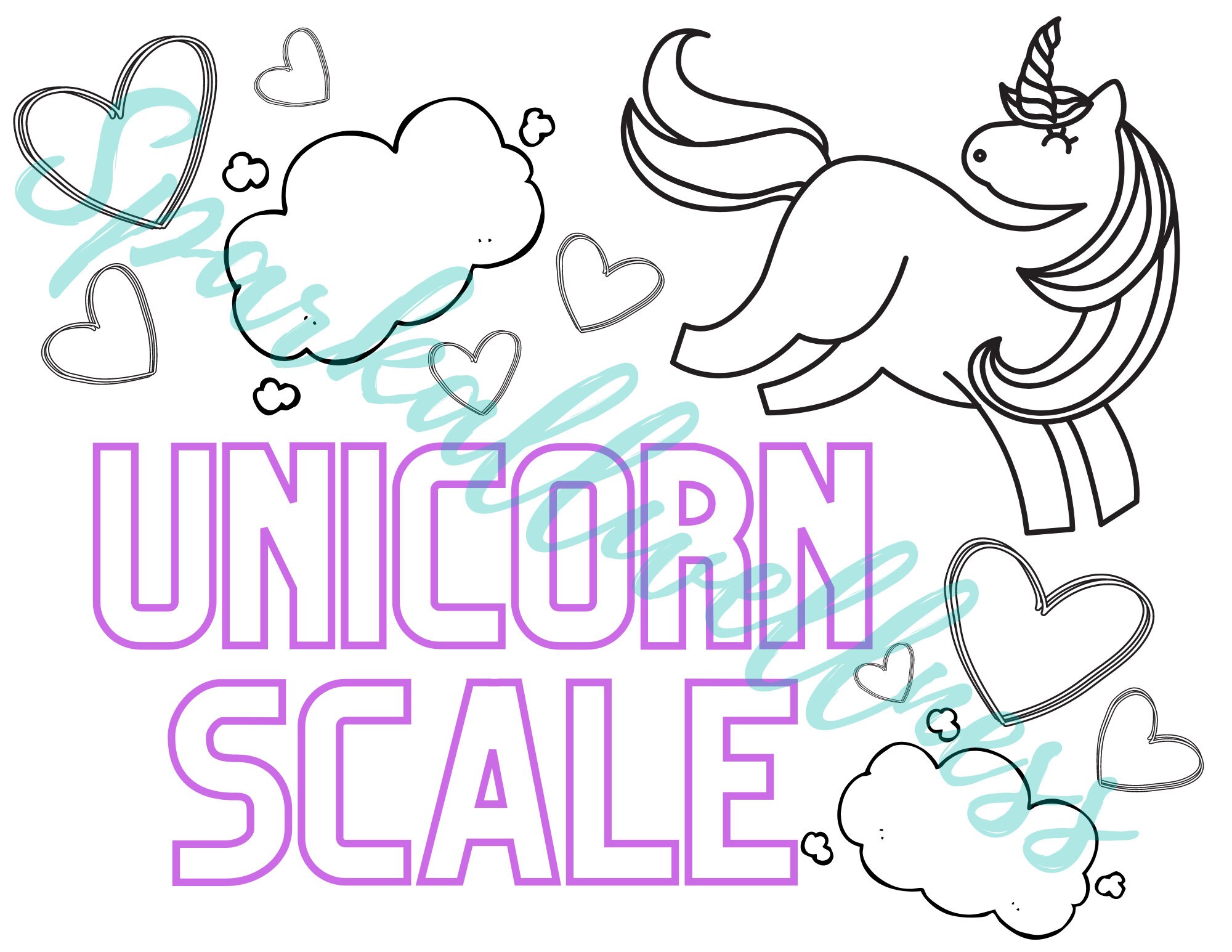 Unicorn Coloring EMDR SUD VOC Scales - Etsy