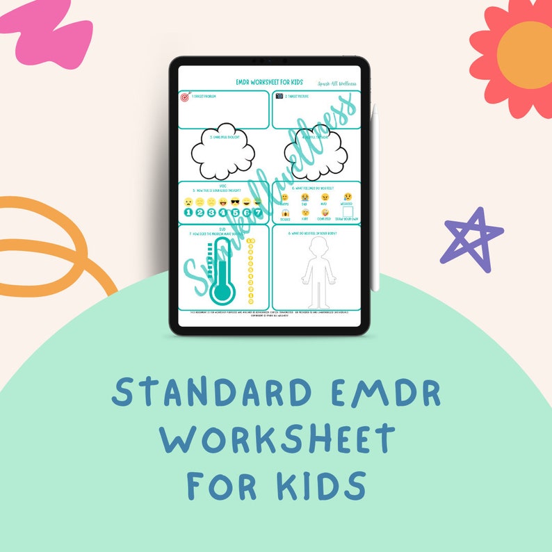 Standard EMDR Worksheet for Kids - Etsy