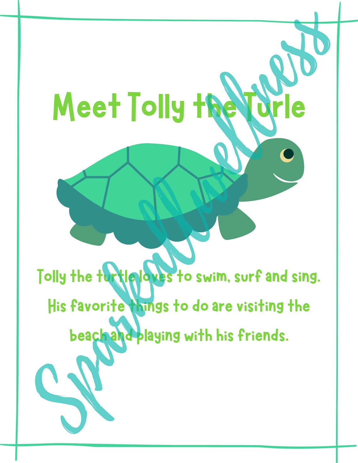 Tolly the Turtle of Tolerance - Etsy