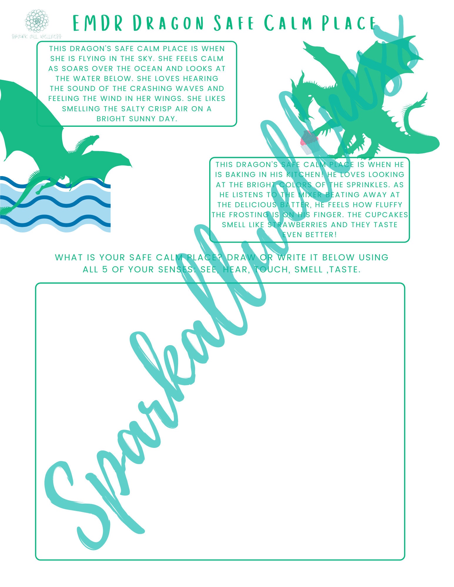 Dragon Themed EMDR Bundle for Kids - Etsy