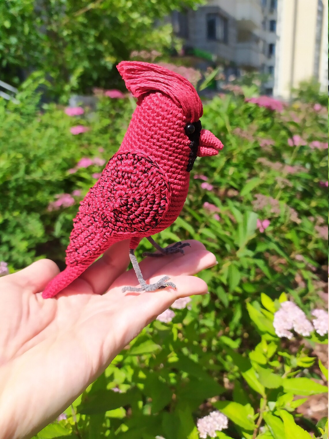 Amigurumi pattern red cardinal crochet bird pattern bird | Etsy