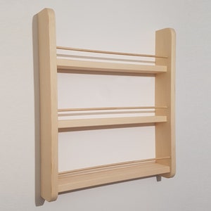 Spice Rack 2-5 Shelf Wall Mountable Kitchen Storage | Etsy