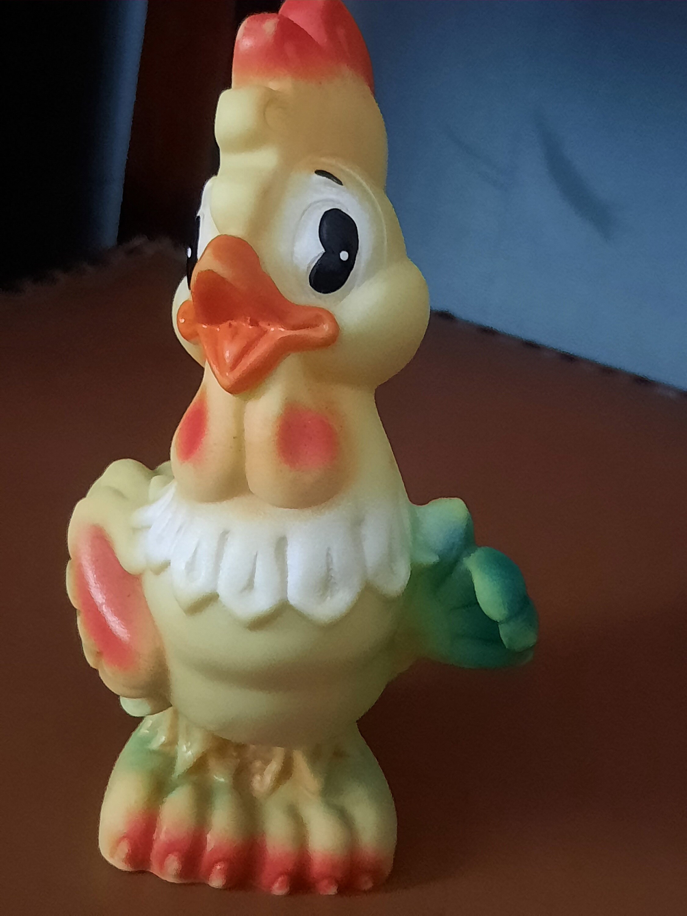 Советский резиновый петух игрушка СССР резиновая игрушка - Etsy