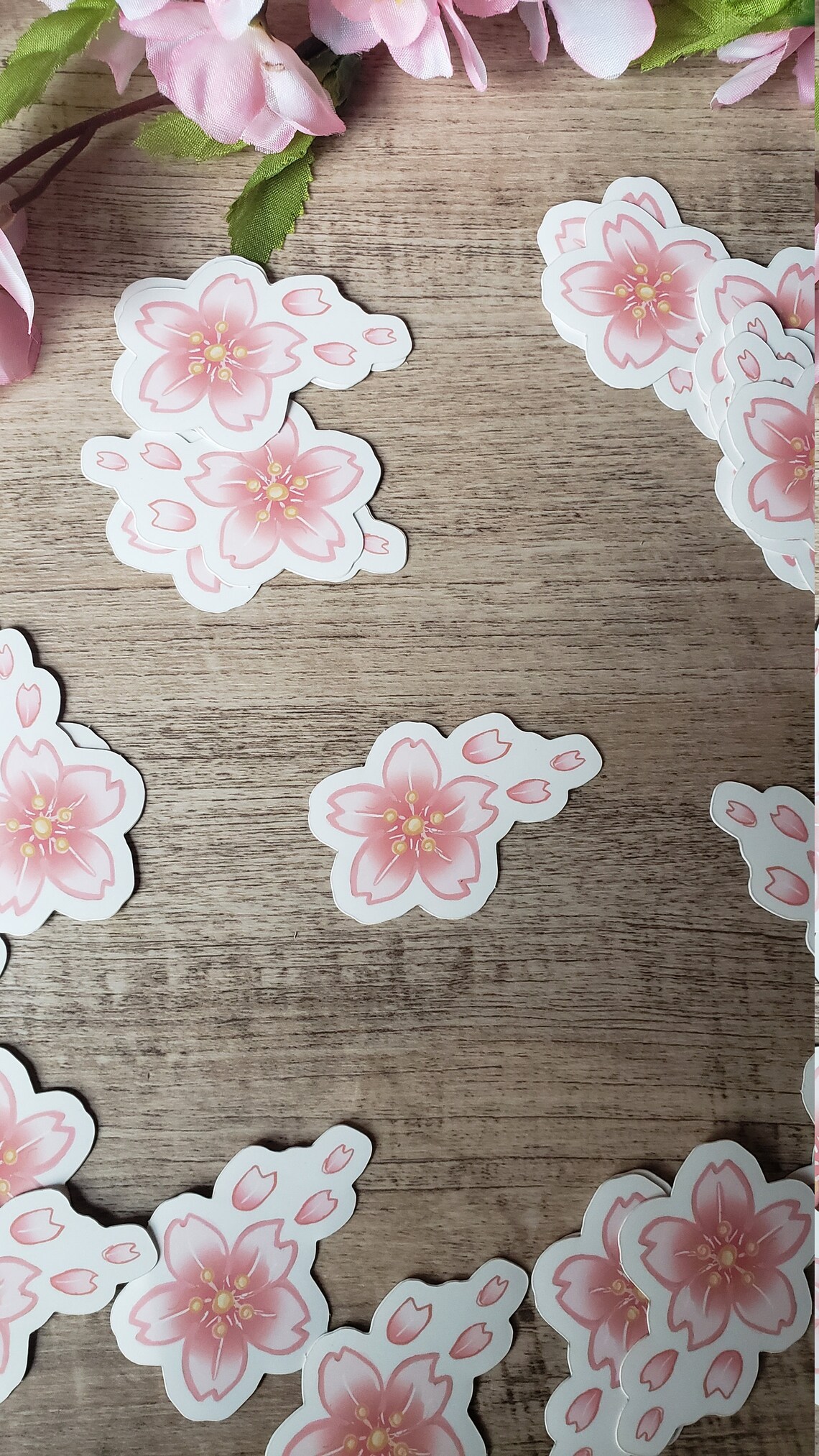 Cherry Blossom Notepad Bundle includes Acrylic Keychain - Etsy