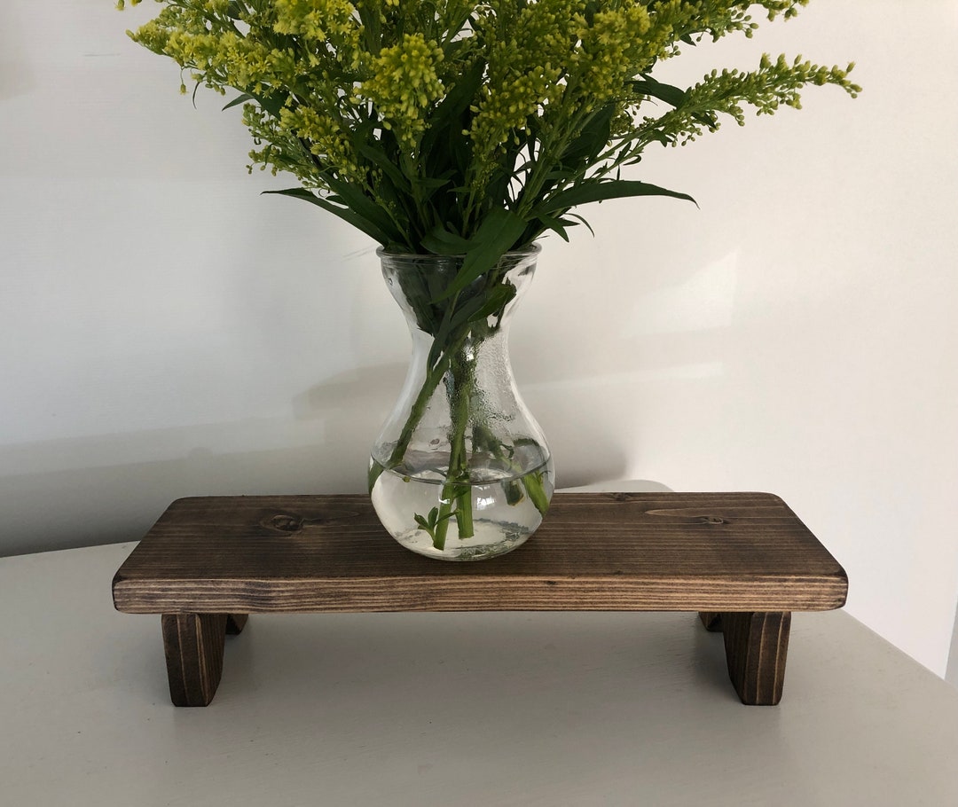 Handmade Wood Riser | Farmhouse Style Riser | Rustic Wood Riser | 4x13 ...