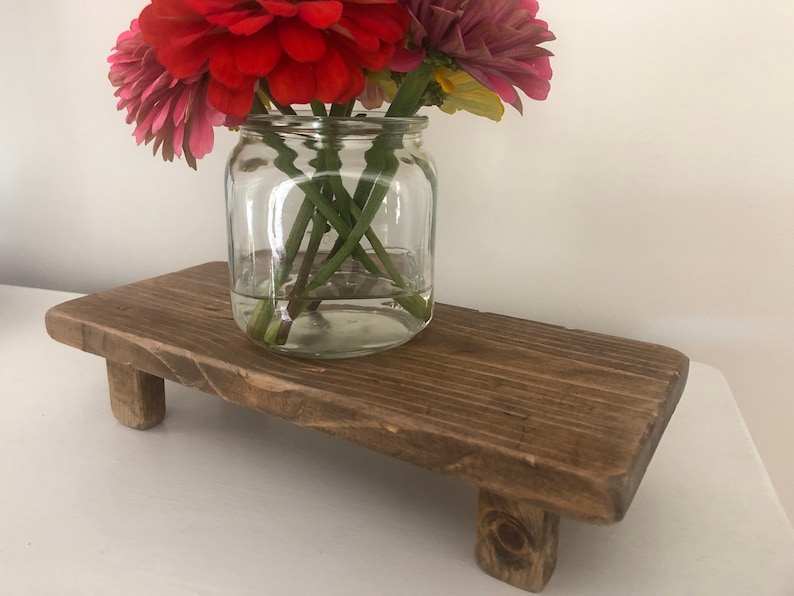 Rustic Wood Riser Farmhouse Riser Plant Stand Tabletop - Etsy