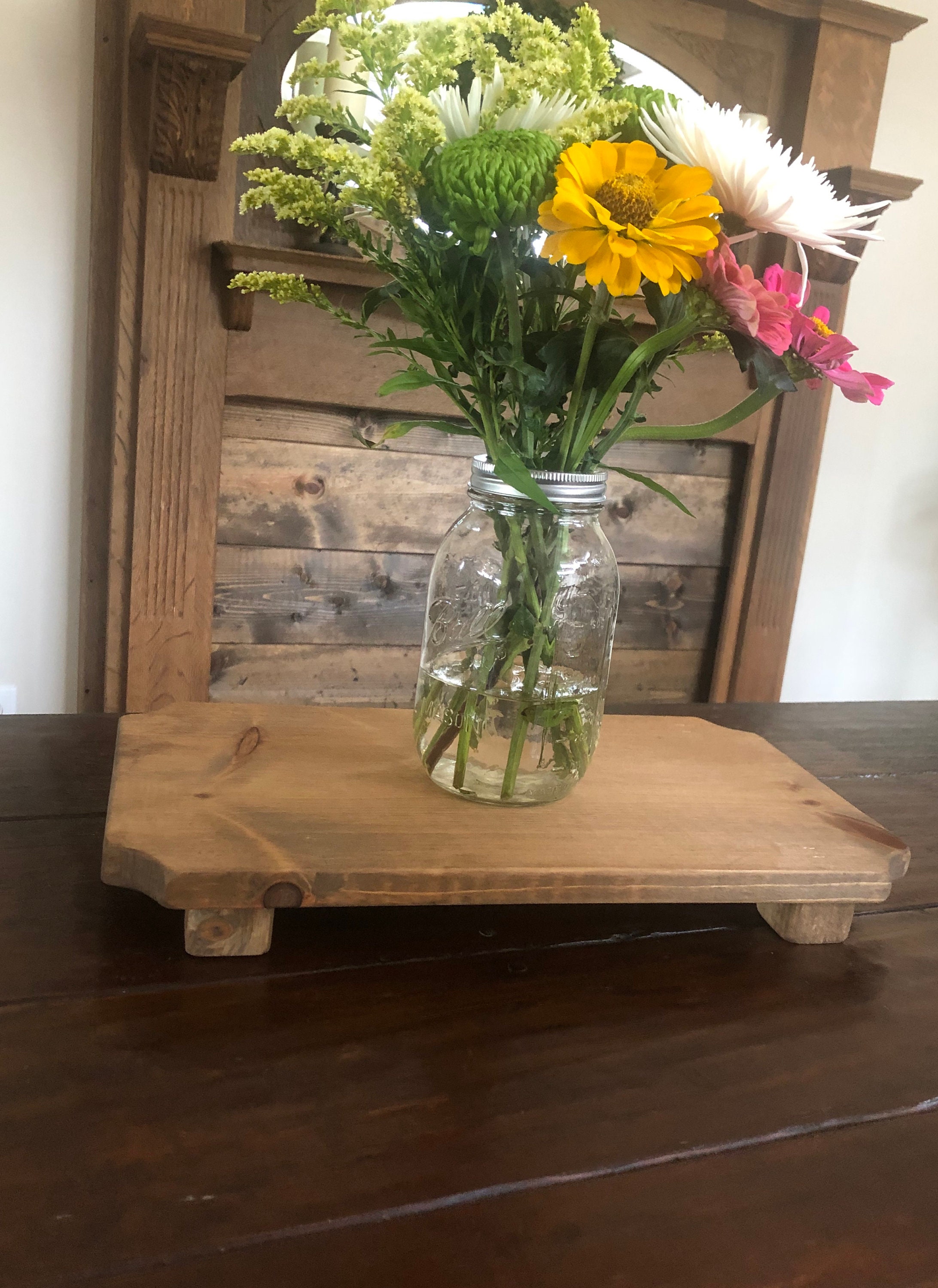 Rustic Wood Riser Farmhouse Riser Tabletop Riser | Etsy