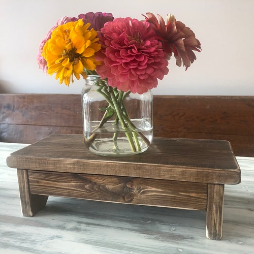 Rustic Wood Riser Farmhouse Riser Plant Stand Tabletop - Etsy