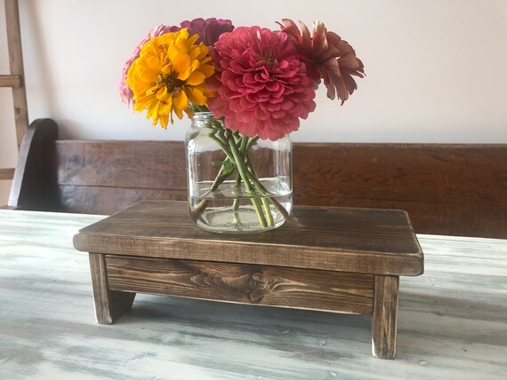 Rustic Wood Riser Farmhouse Style Riser Candle Stand | Etsy