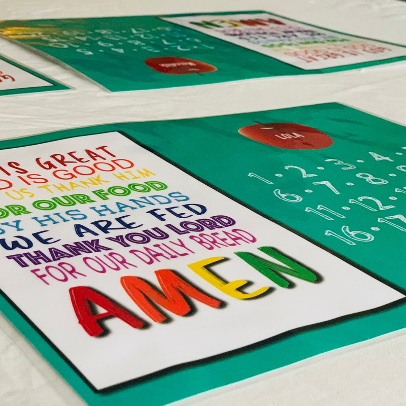 Christian Placemats - Etsy