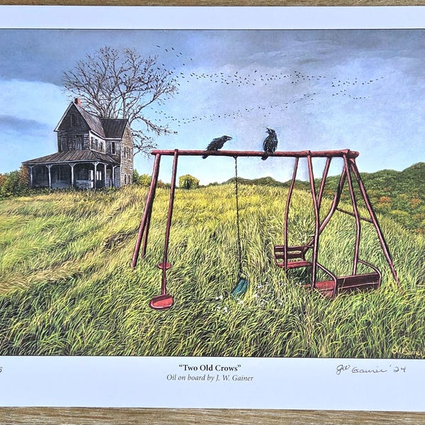 Two Old Crows - Etsy