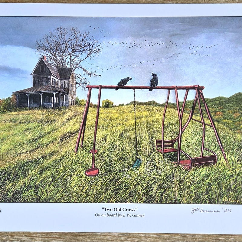 Two Old Crows - Etsy