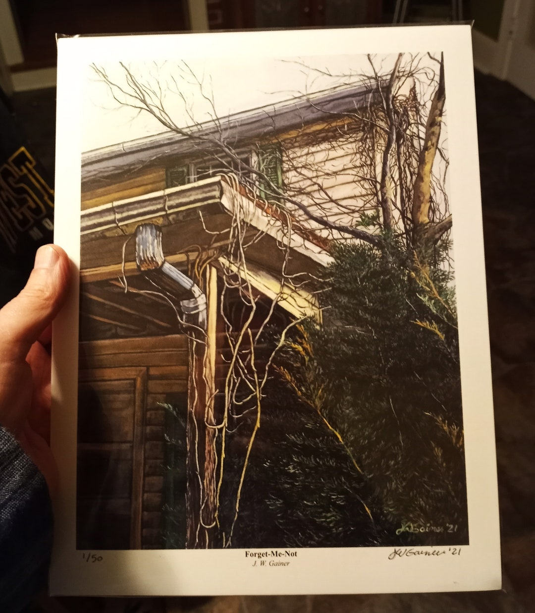 J W Gainer -art Prints - Abandoned House Series Painting #2 - Etsy