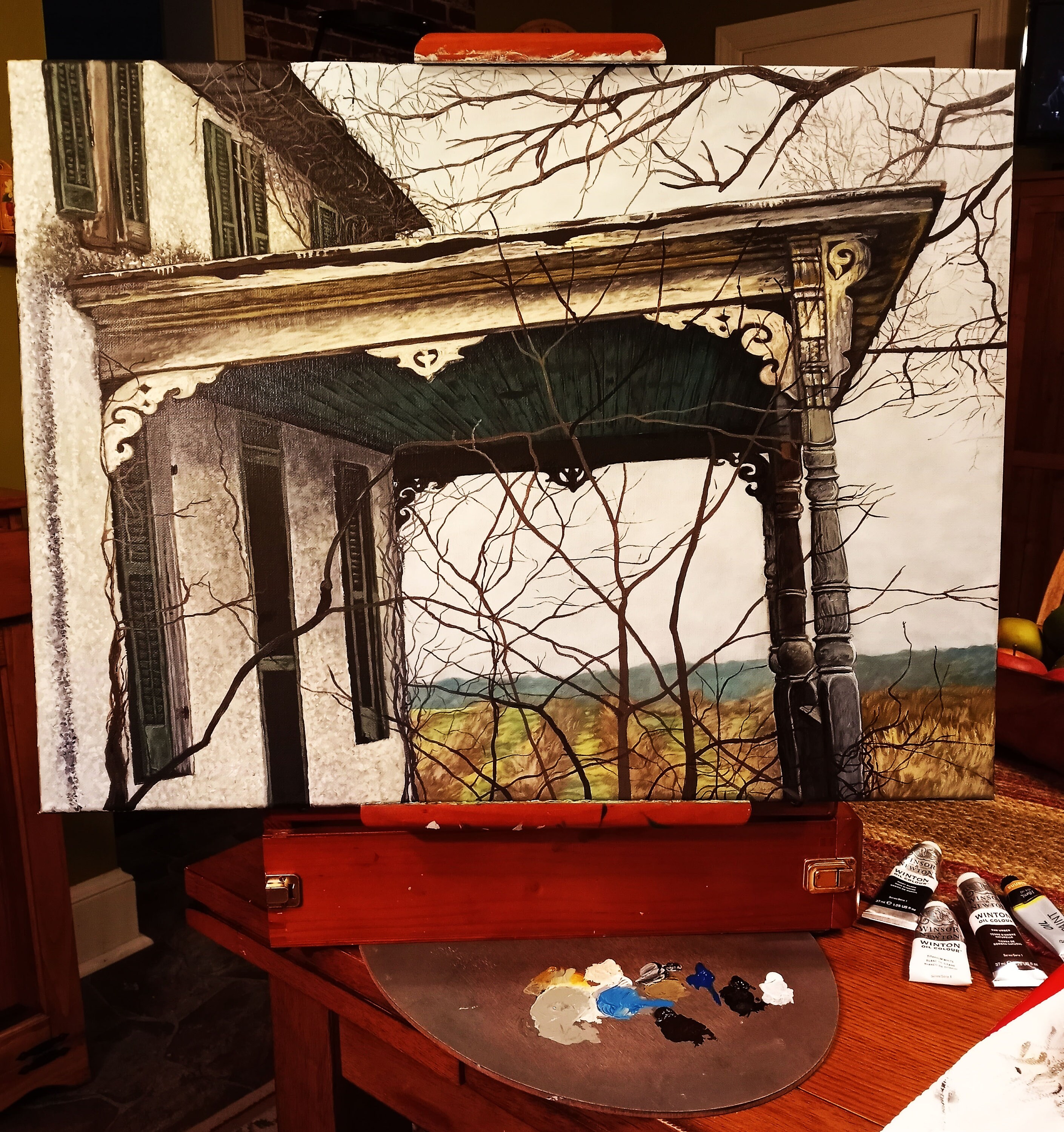 J W Gainer - Art Prints - Abandoned House Series Painting #4 - Etsy