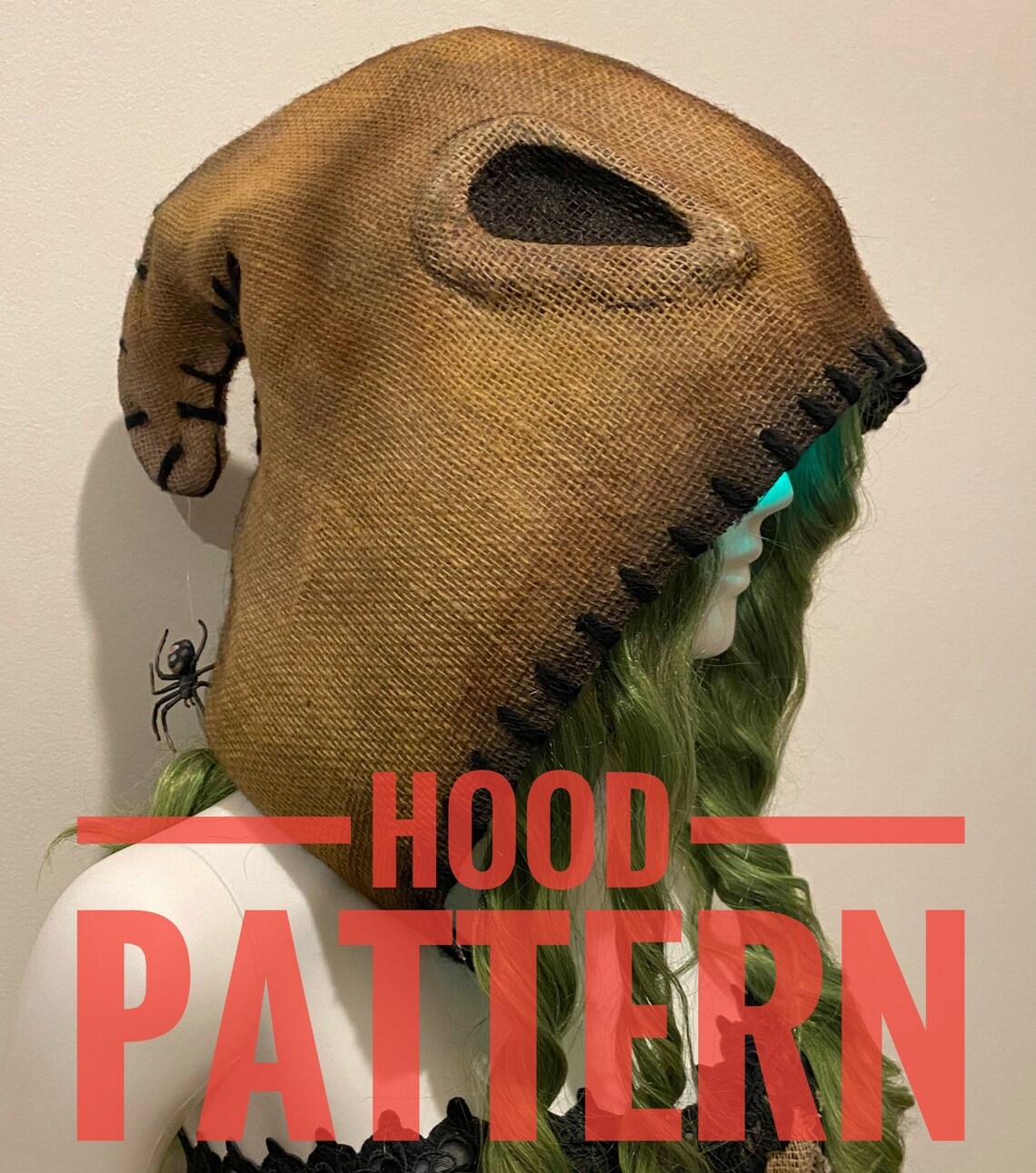 PATTERN - Oogie Inspired Hood Video Tutorial & Pattern - Etsy