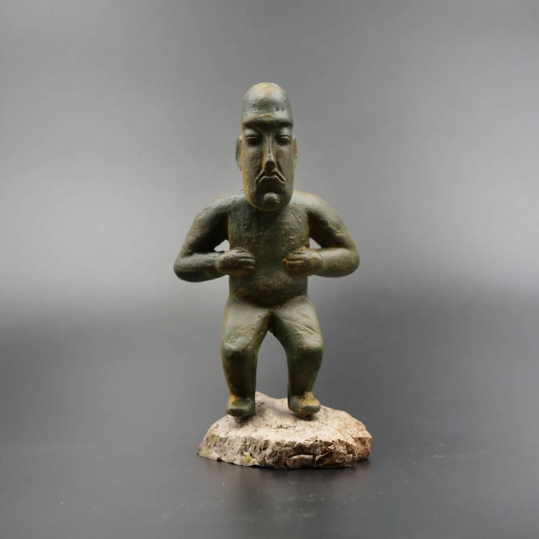 The Olmec Guardian Ancient Olmec Figurine Ancient - Etsy