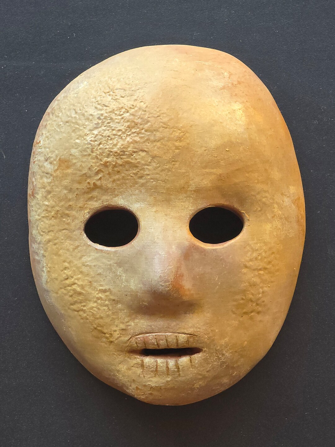 Neolithic Stone Mask Replica - Etsy