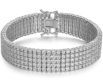 5 Row Bracelet - Etsy
