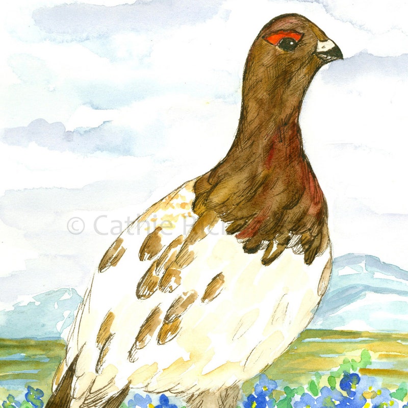 Willow Ptarmigan - Etsy