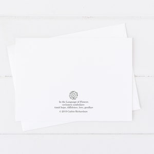 Orchid Flowers Greeting Card Language of Flowers Watercolor Botanical ...