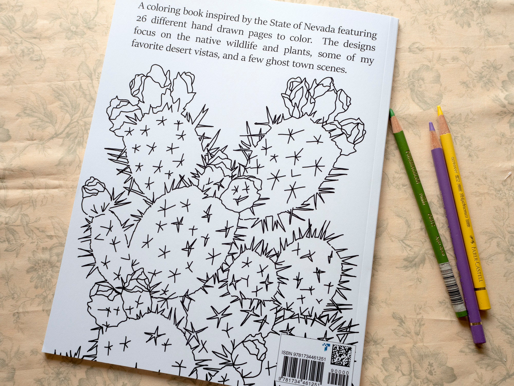 Coloring Book Home Means Nevada Desert Ghost Town Cactus - Etsy