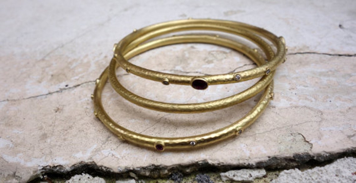 Stack Gold Bangle, Stacking Gold Bangles, Star Seller, Best Seller ...