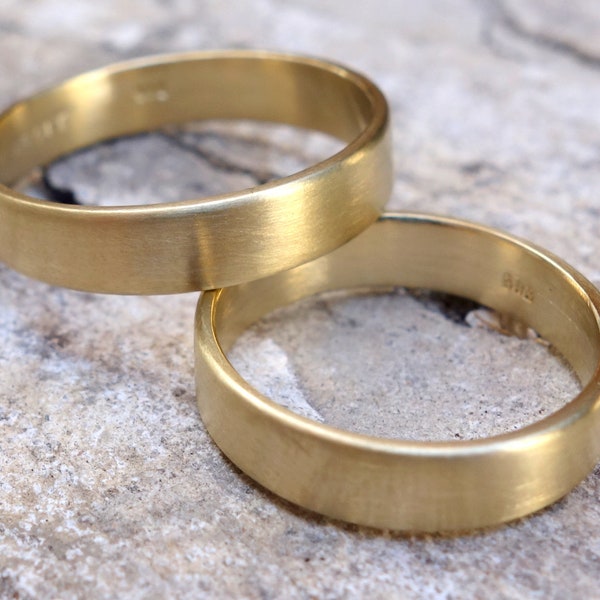 Simple Wedding Band - Etsy