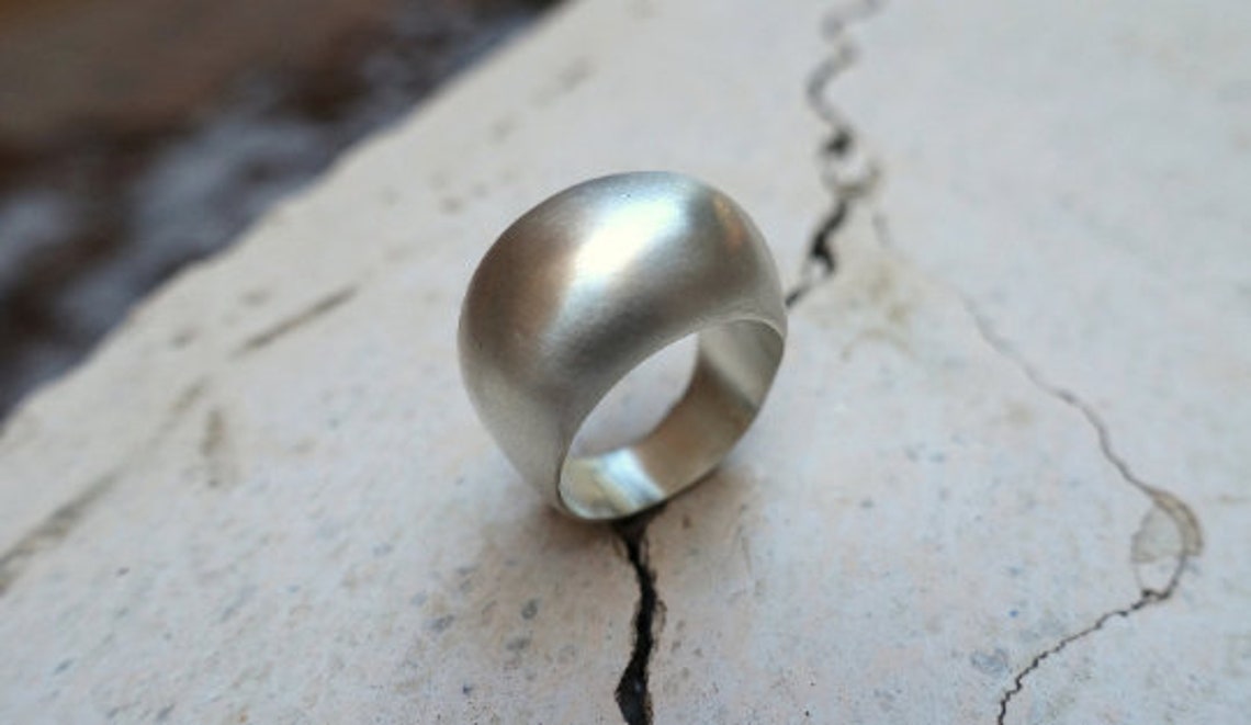 Big Gold Ring Contemporary Ring Gold Bombay Ring Gold | Etsy