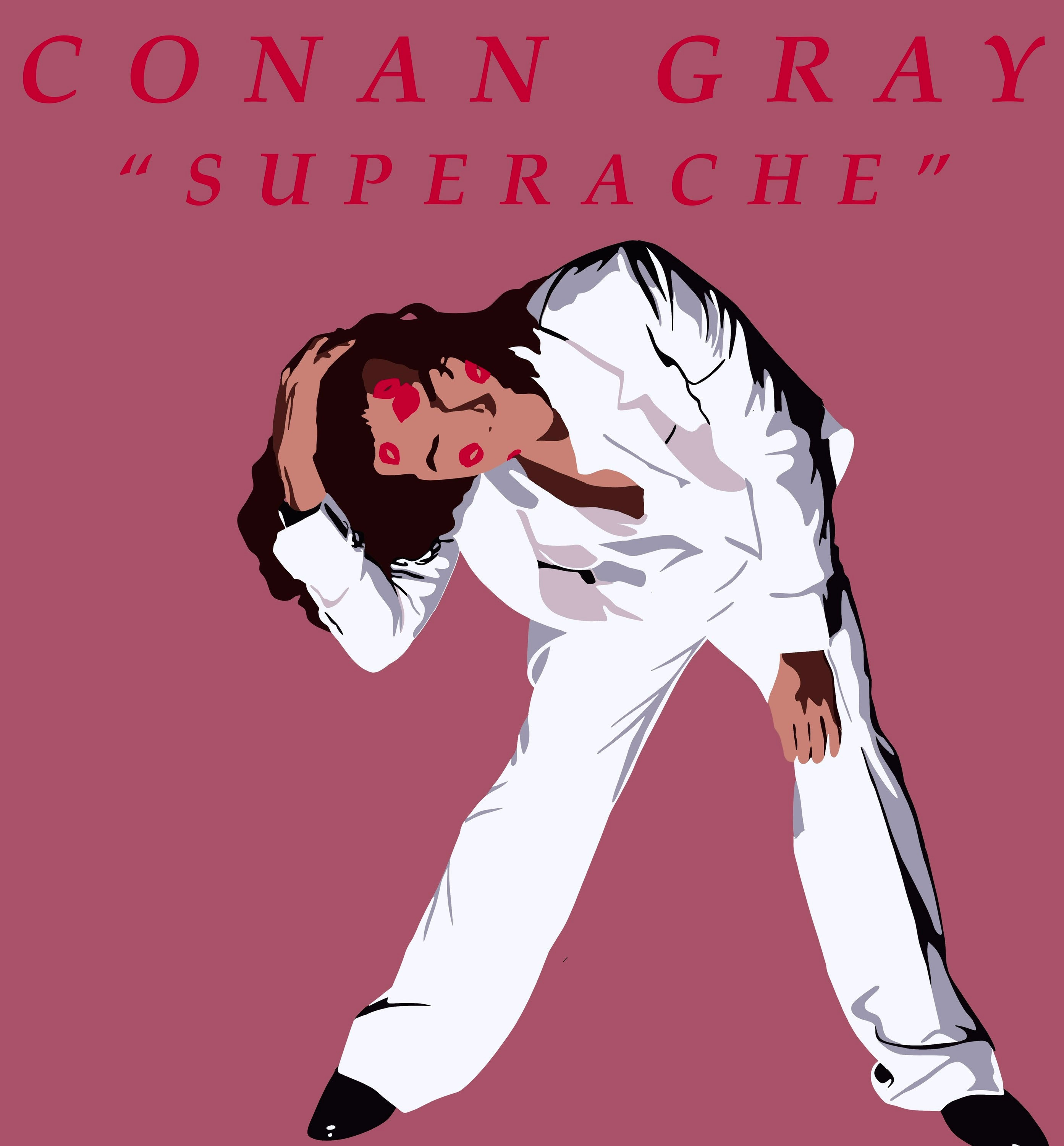 Superache-conan Gray Print/ Sticker - Etsy