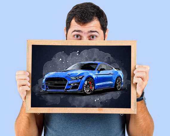 Custom Car Portrait. Father's Day Gift. Portrait. Car Gift | Etsy