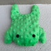 Rice Filled Green Toad Handmade Plush - Etsy