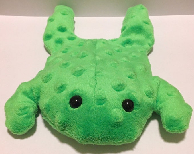 Rice Filled Green Toad Plush - Etsy