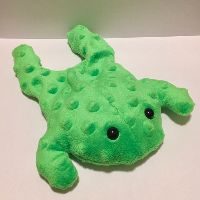 Rice Filled Green Toad Plush - Etsy